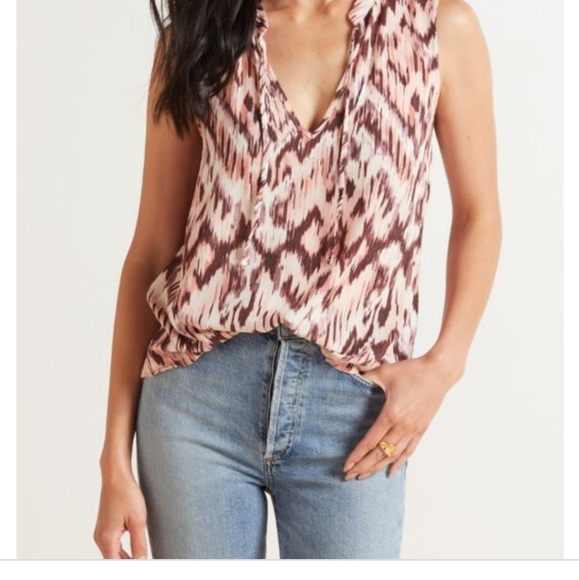 Roan + Ryan | Tops | Roan Ryan Clara Ikat Tank Brand New | Poshmark